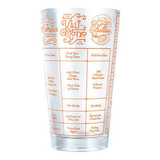 Good Measure, Wine Recipe Glass - Contemporary - Liquor Glasses - by ...
