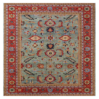 Ahgly Company Indoor Rectangle Mid-Century Modern Area Rugs, 5' x 7', 5 ...