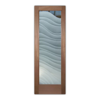 Interior Prehung Door or Interior Slab Door - Dreamy Waves - Primed ...