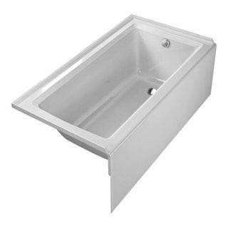Duravit 700353000000090 Architec 60" Rectangular Alcove Acrylic Soaking ...