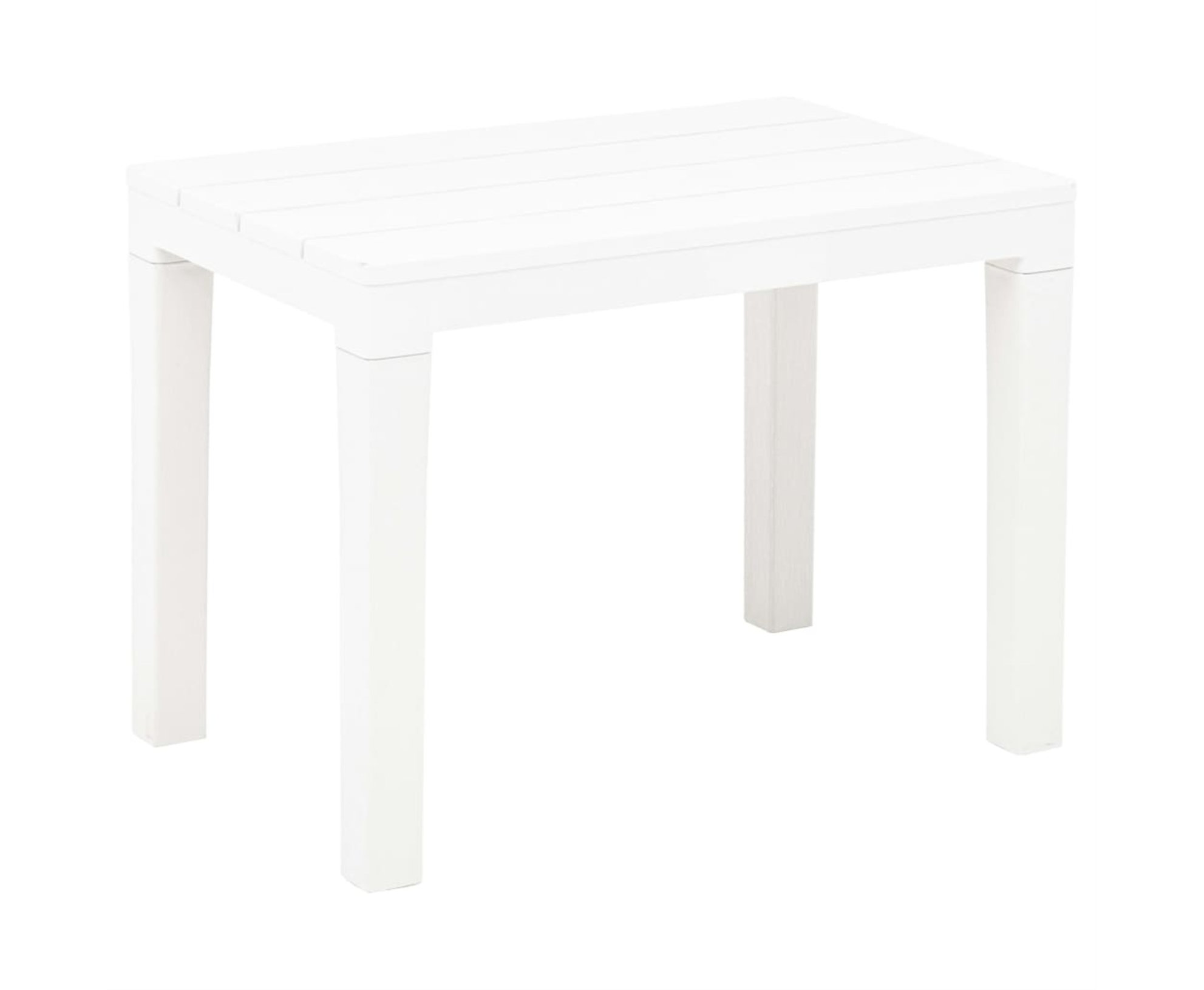 vidaXL Garden Benches 2-Piece White Plastic - Transitional - Outdoor ...