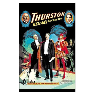 Thurston - Kellar's Successor, 12" x 18" - Traditional - Prints And ...