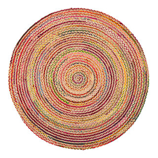 Merida Round Rug, 6' - Contemporary - Area Rugs - by Anji Mountain | Houzz