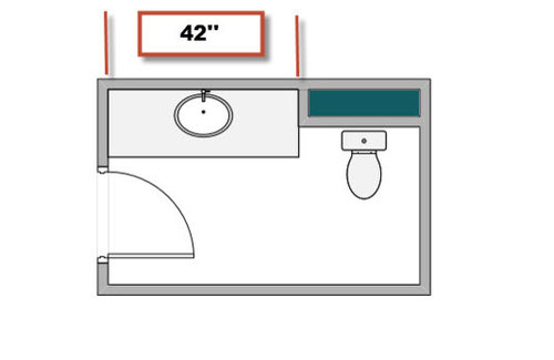 What to do about odd-size vanity? | Houzz Forum