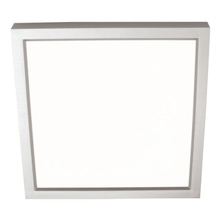 Edge Square LED Flush Mount, 7 - Transitional - Outdoor Flush-mount ...