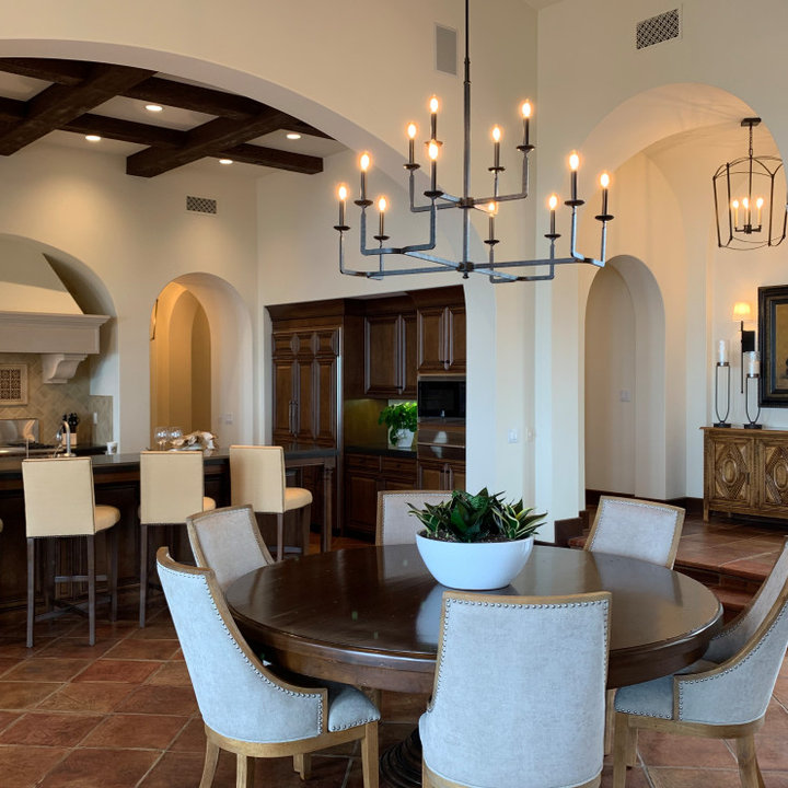 75 Mediterranean Dining Room Ideas You'll Love - May, 2026 | Houzz