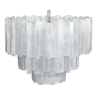 Selenite Chandelier, 3 Tiers, 30