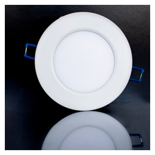 1-Light LED Recessed Down Light in White, 5.000 - Transitional ...