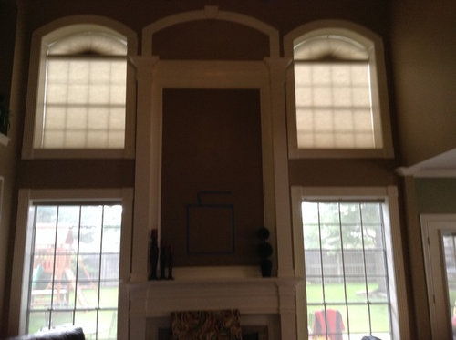 Two story windows...