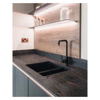 Matt Graphite Black German kitchen sheffield - Modern - Kitchen - Other ...