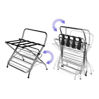 2-Shelf High Back Luggage Rack - Craftsman - Closet Organizers - by Ami ...