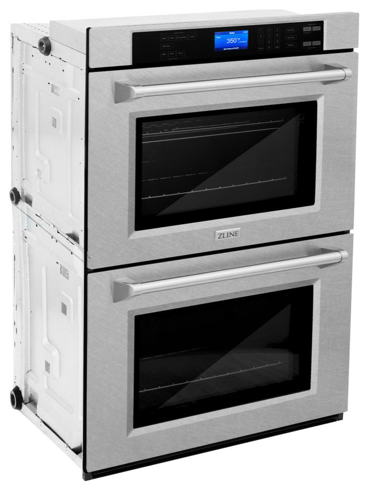 ZLINE 30 in. Wall Oven, DuraSnow Stainless Steel, Electric, AWDS-30 ...