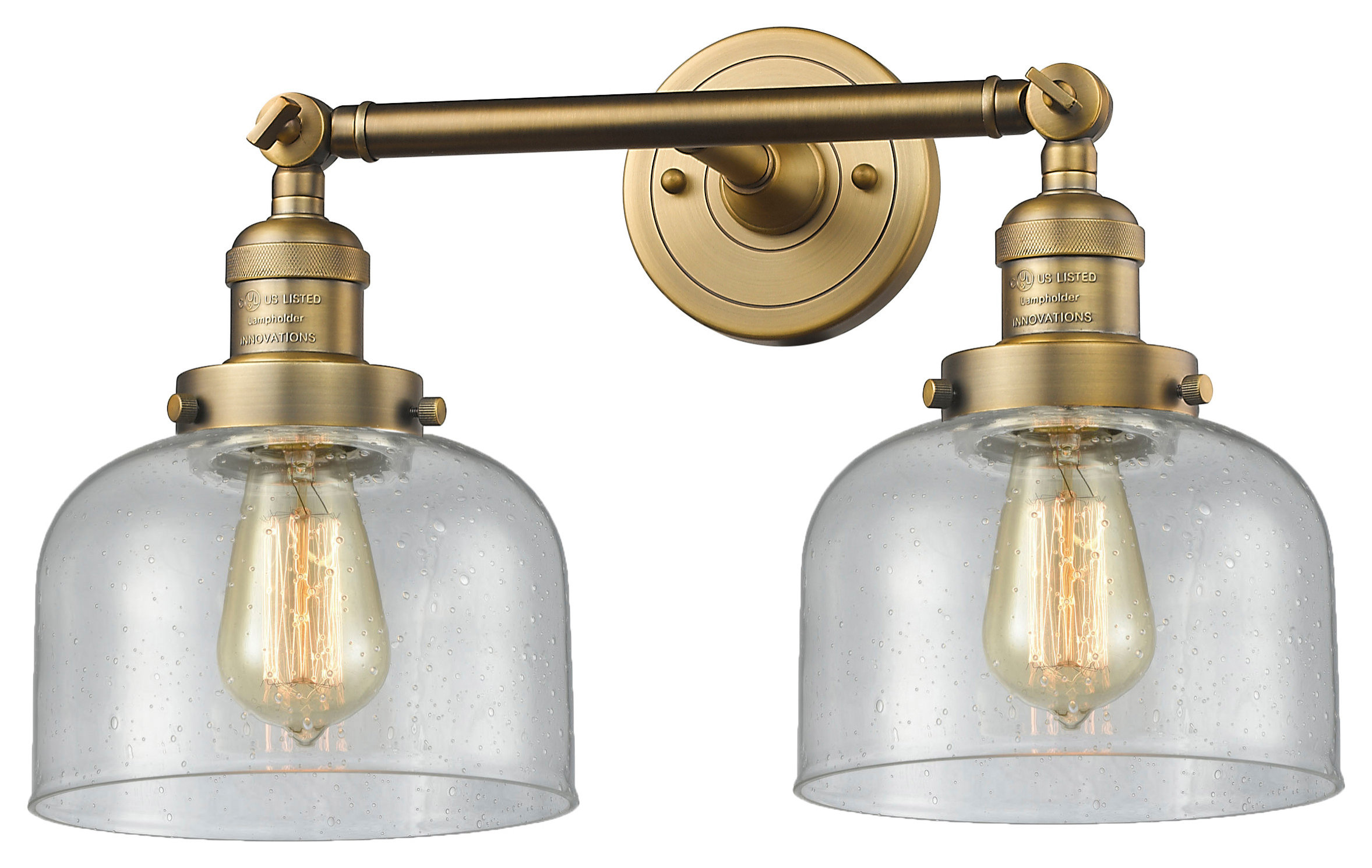 Innovations 208BBG74LED LED Bath Vanity Franklin Restoration Brushed ...