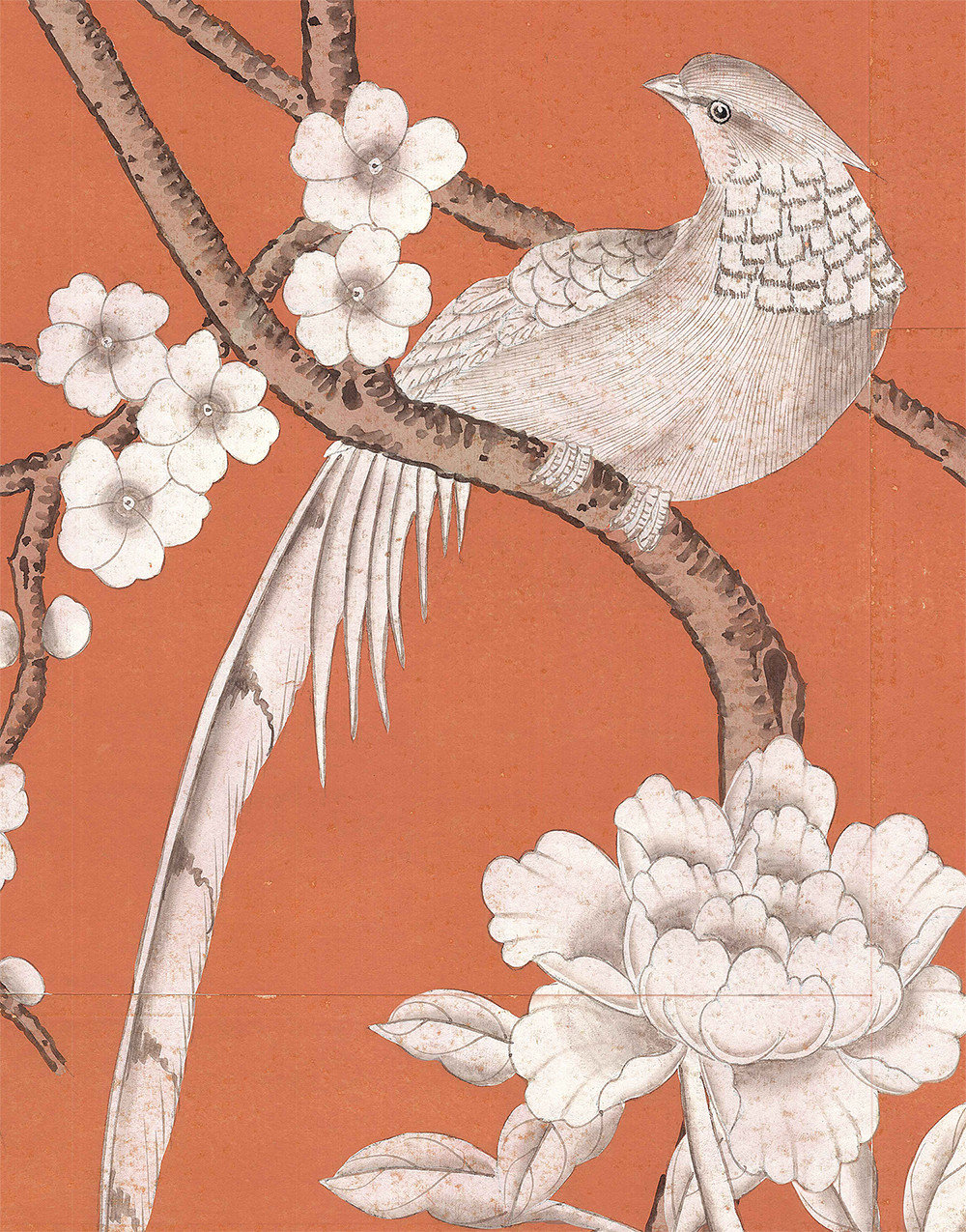 Chinoiserie Wall Mural Maysong Paris, Sample - Asian - Wallpaper - by MuralSources | Houzz