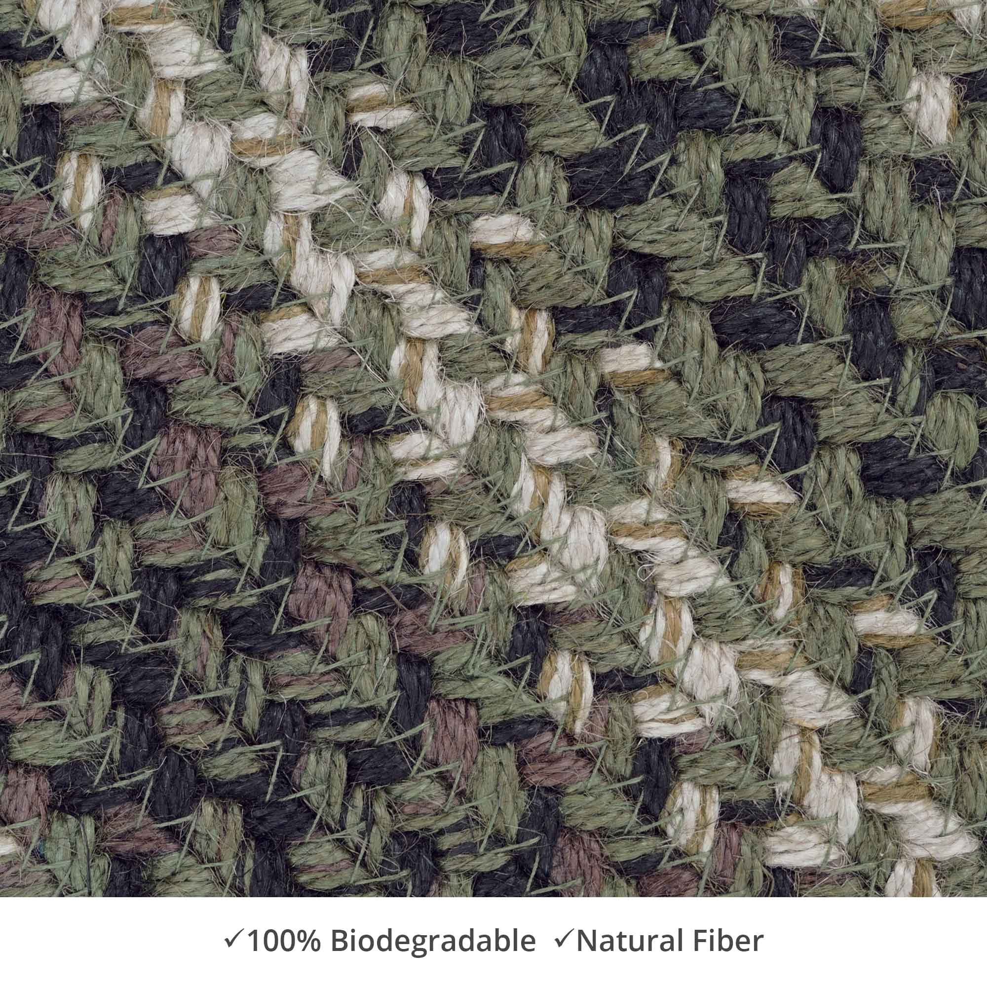 Homespice Decor 5 x 8' Rectangle Pinecone Jute Braided Rug ...