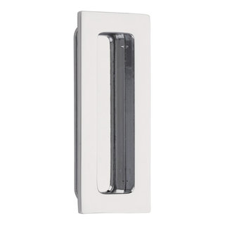 Emtek 220304 Modern Rectangular 4 Inch Tall Rectangular Flush ...