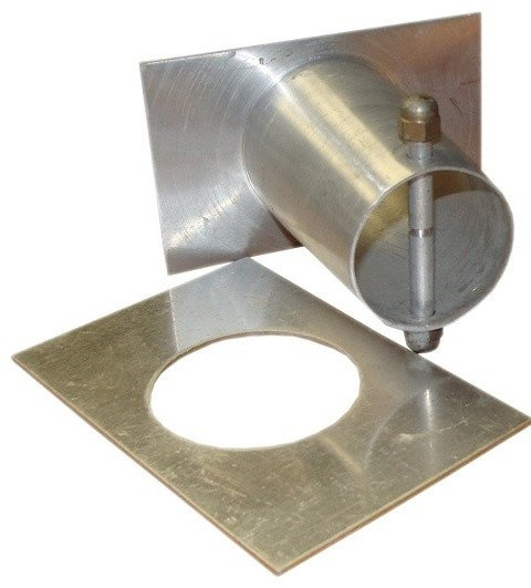 Extra Large Aluminum Square Cups Rain Chain With Installation Kit, 8 ...