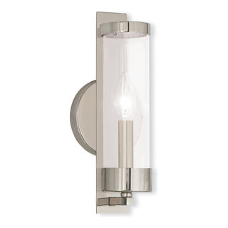 Wall Sconce With Clear Glass - Transitional - Wall Sconces - by Livex ...