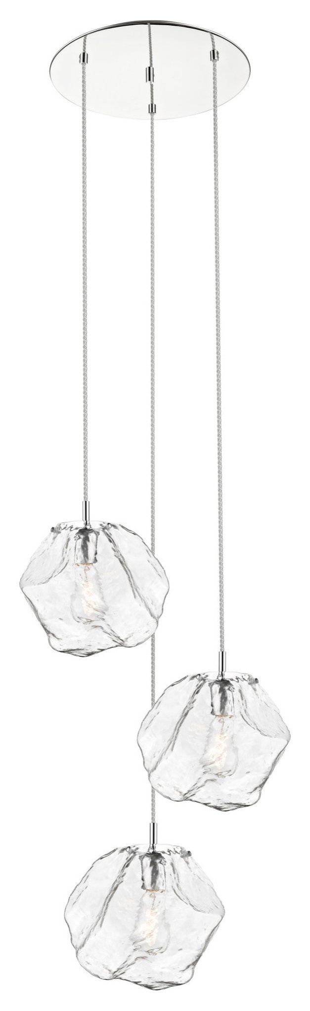 Access Lighting 63127LEDDLP Boulder 3 Light 24"W LED Multi Light ...