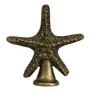 Starfish Finial, 2 3/8" Tall, Single - Beach Style - Lighting Hardware ...