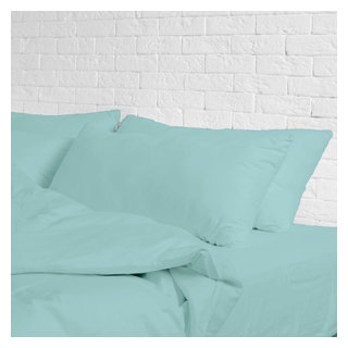 Bluff City Bedding, Full Double Size Bamboo Comfort 4-Piece Set ...