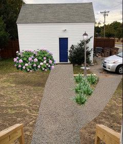 Help with path from garage and driveway to house