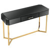 Black and Gold Console Table - Contemporary - Console Tables - by ...