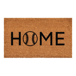 Calloway Mills Baseball Home Doormat, 24'' X 48'' - Contemporary ...