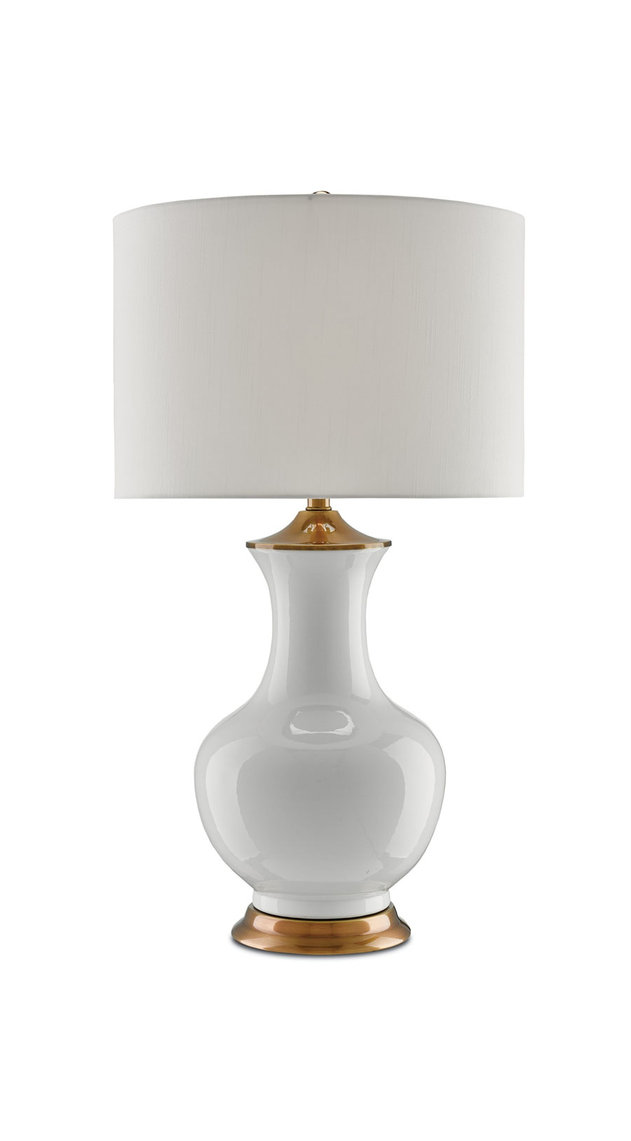 Lilou Table Lamp, White - Transitional - Table Lamps - by The ...