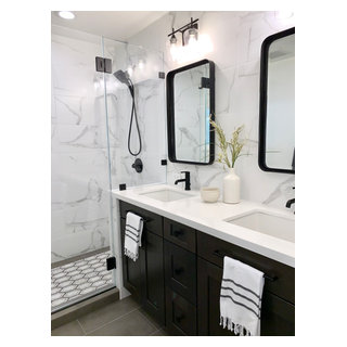 Glendora Hall Bathroom - Transitional - Bathroom - San Francisco - by ...