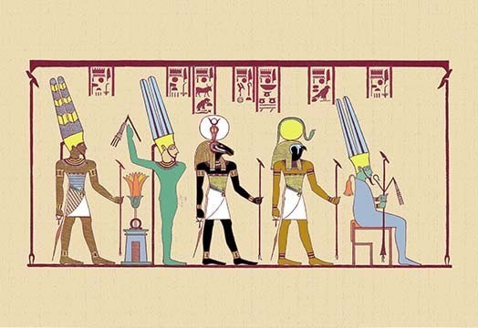 Amen-Ra, King of the Gods, 20" x 30" - Prints And Posters - by ...
