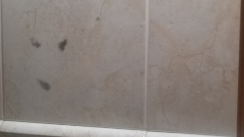 Black marks/stains on mirror