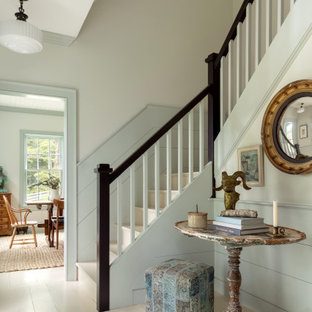 75 Beautiful Farmhouse Wainscoting Entryway Pictures & Ideas - December ...