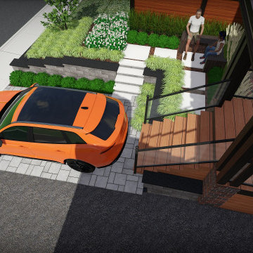 Parking Pad - Photos & Ideas | Houzz