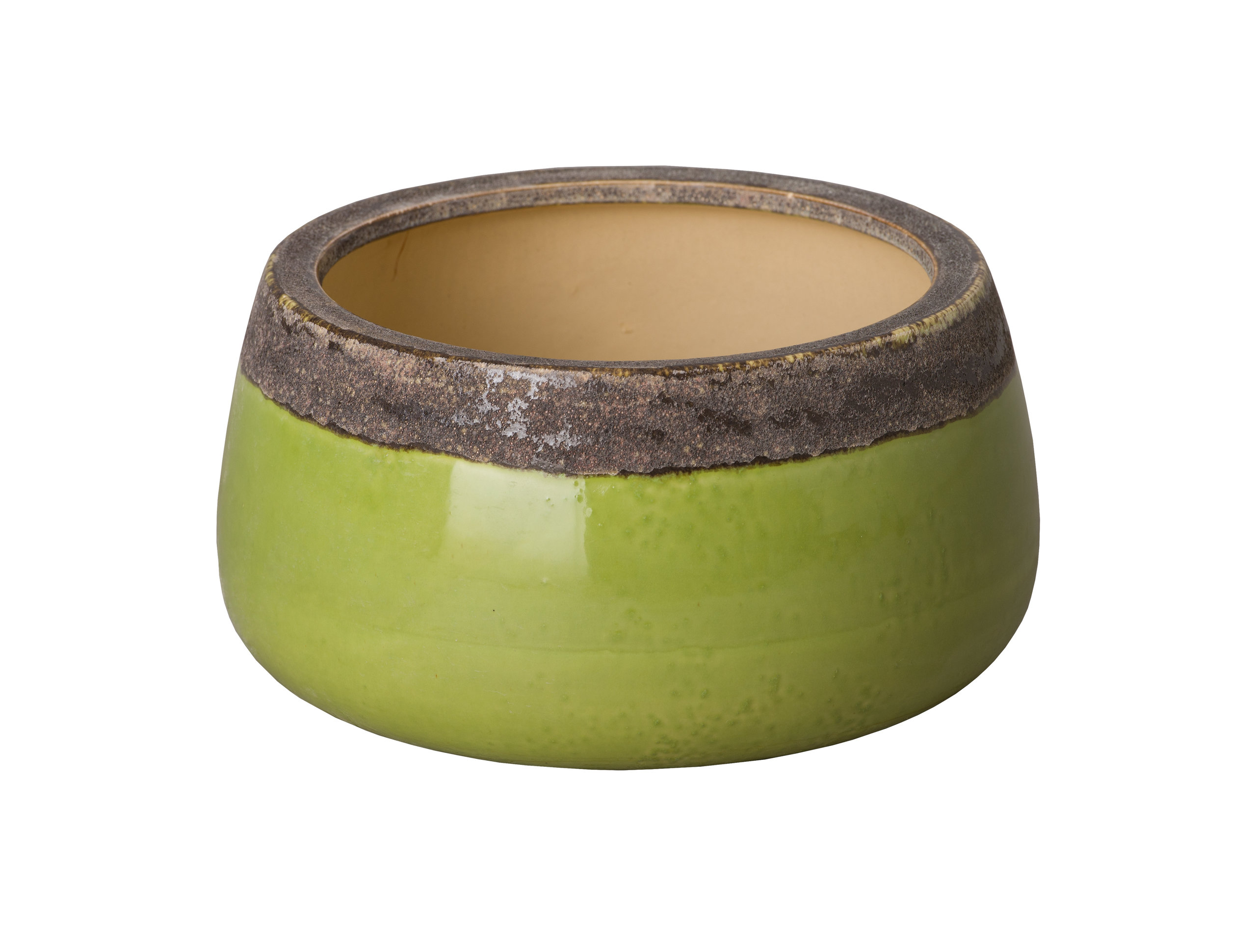 Shallow Planter Large, Reef/Lime 13x7 - Farmhouse - Indoor Pots And ...