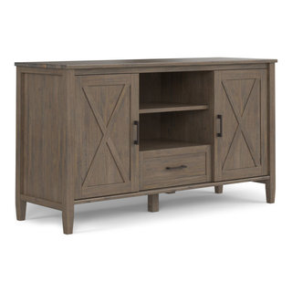 Ela Solid Wood Medium Tv stand - Transitional - Entertainment Centers ...