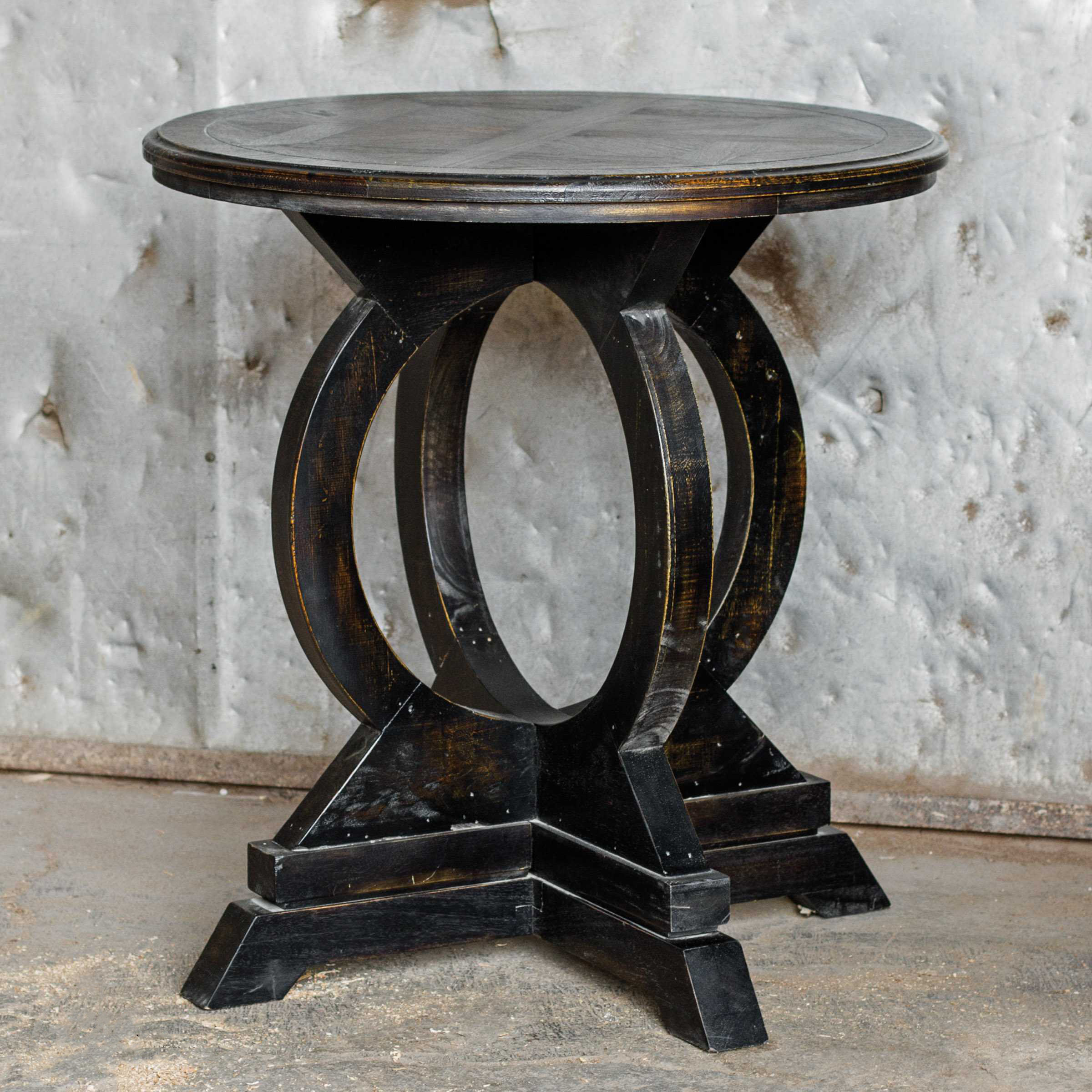 Uttermost Maiva Black Side Table - Traditional - Side Tables And End ...