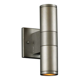 PLC Lighting Troll-II 2 Light Outdoor Fixture in Aluminum - Modern ...