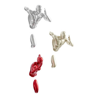 Set of 3 Resin Handmade Wall Runners - Contemporary - Wall Accents - by ...