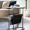 Black Magazine Rack End Table | By-Boo Daily - Industrial - Magazine ...