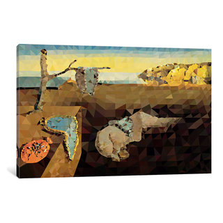 "Melting Clocks" by 5by5collective, Canvas Print, 26x18x1.5 ...