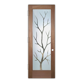 Interior Prehung Door or Interior Slab Door - Branch Out - Primed - 28 ...