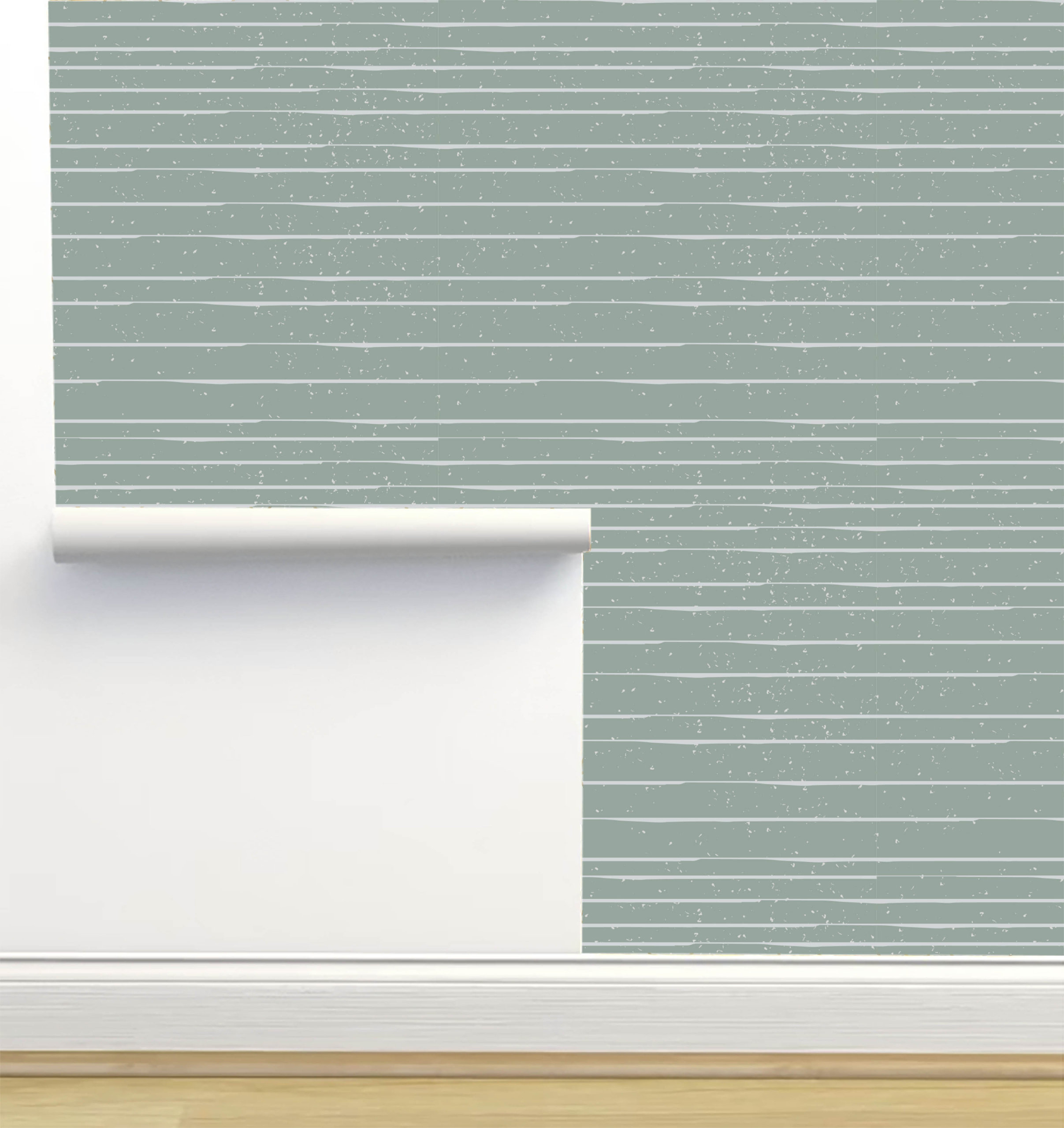 Texture Lines Blue Wallpaper by Monor Designs, 24"x72" - Contemporary ...