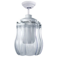 Vento Fiore White Retractable Ceiling Fan, White, 42" - Contemporary ...