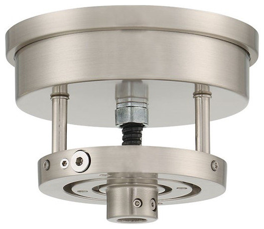 Craftmade Slope Mount Adapter, Brushed Polished Nickel, SMA180-BNK ...