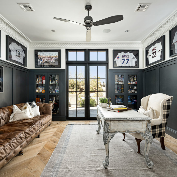 75 Wall Paneling Home Office Ideas You'll Love - June, 2025 | Houzz