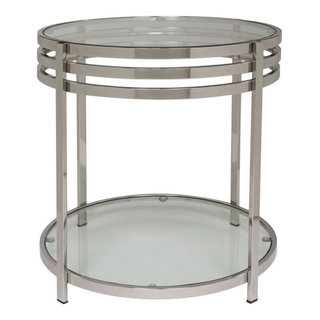 Lilac Glass End Table - Contemporary - Side Tables And End Tables - by ...