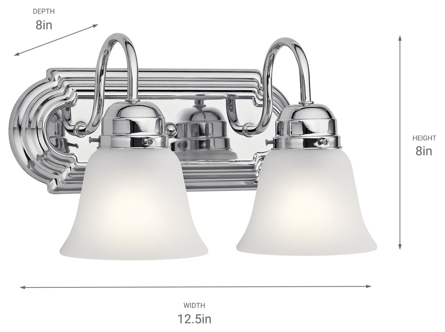 Bath 2-Light - Traditional - Bathroom Vanity Lighting - by Buildcom | Houzz