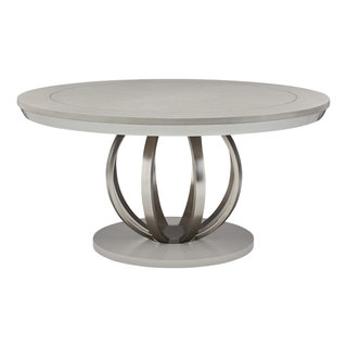 Eclipse Round Dining Table - Moonlight Gray - Contemporary - Dining ...