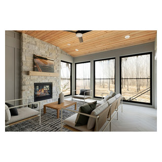 Modern Ridge Two-Story - Modern - Porch - Minneapolis - by Swanson ...